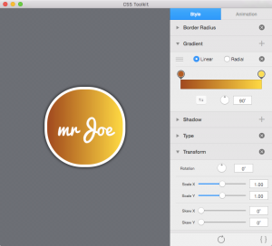 Quickly create advanced CSS effects with CSS Toolkit - Mr Joe Leech