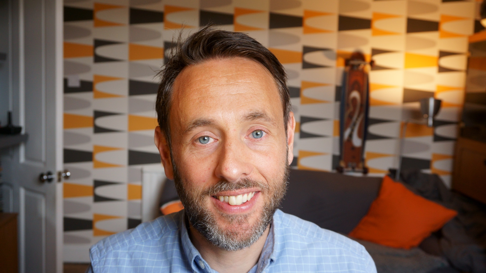 Looking sharp on Camera - Mr Joe Leech